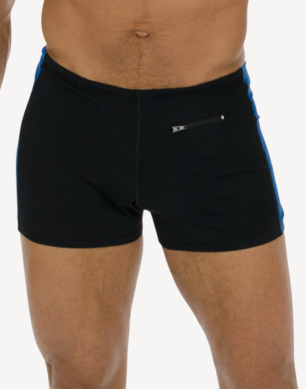 Splice Zip Pocket Polyester Men's Square Leg Soleil Swim